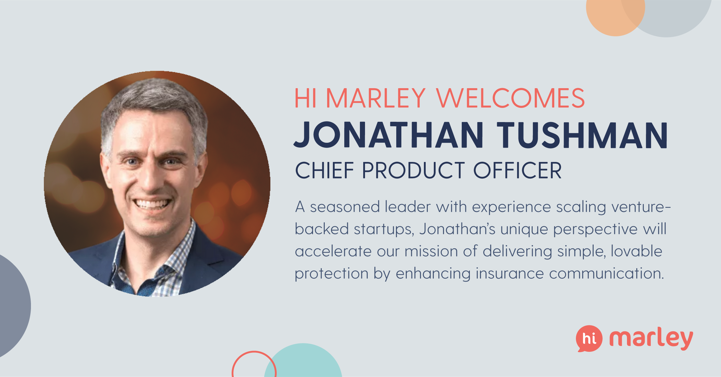 Hi Marley Names Jonathan Tushman as Chief Product Officer - Hi Marley