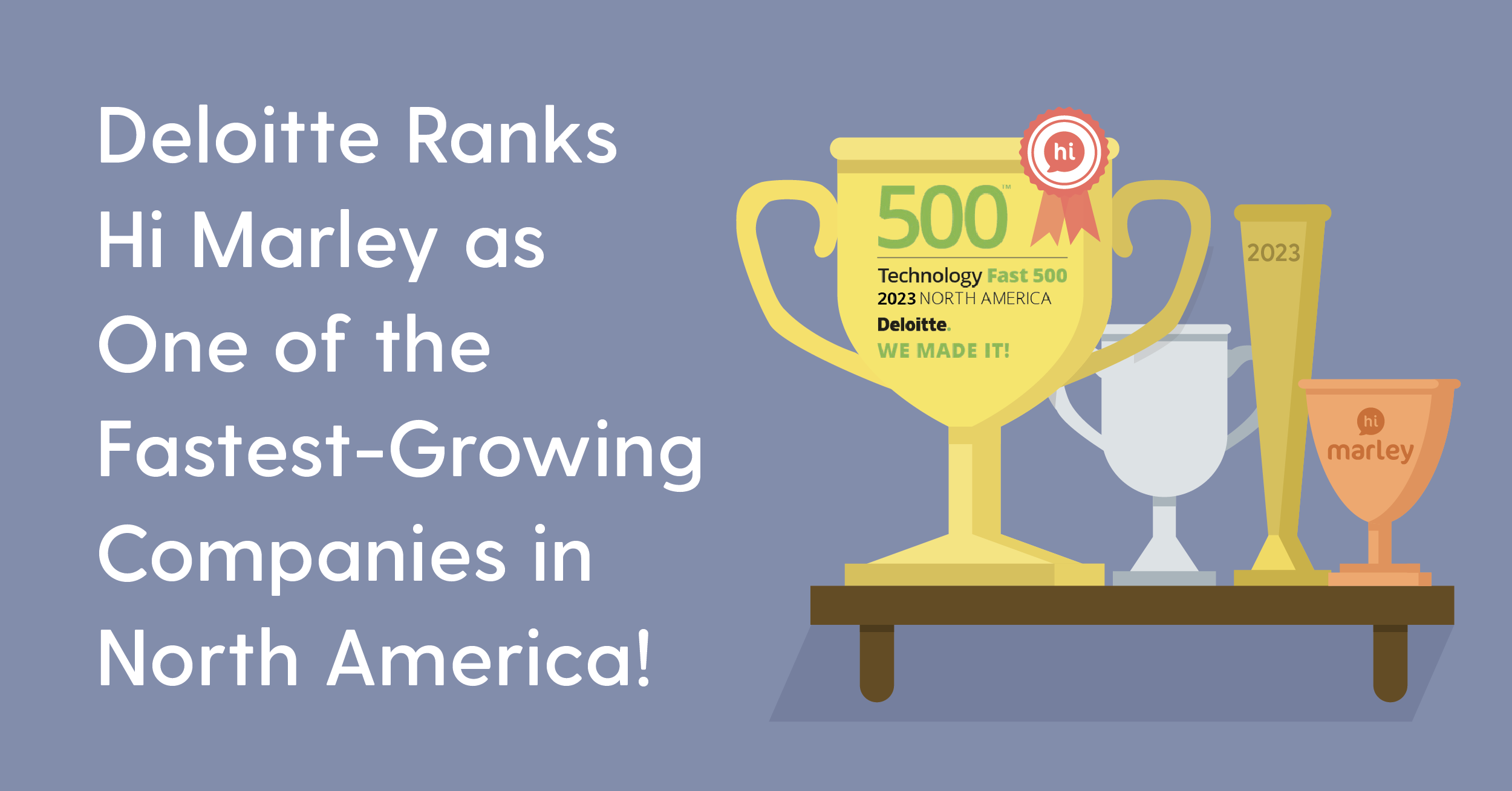 Hi Marley Ranked Number 67 Fastest-Growing Company in North America on ...